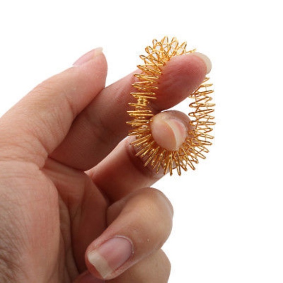 Jewelry | Gold Sujok Ring Therapy | Poshmark